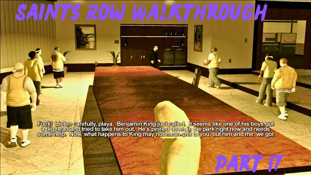 "Saving Benjamin King" - Saints Row 1 - Gameplay Walkthrough (Part 17) - YouTube