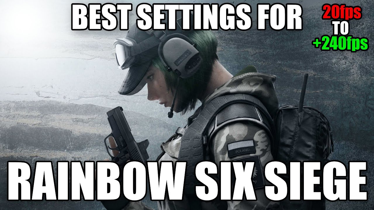 Tom Clancy's Rainbow Six Siege - Best Graphics Settings For Mid/High PC ...
