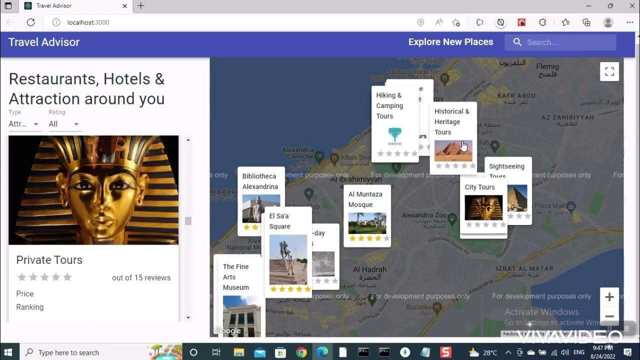 Google maps travel companion app - YouTube