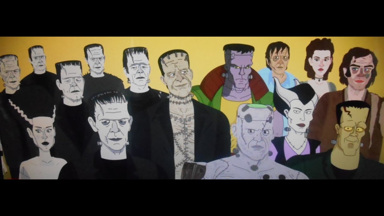 The Evolution of Frankenstein's Monster ANIMATED (Universal Franchise ...