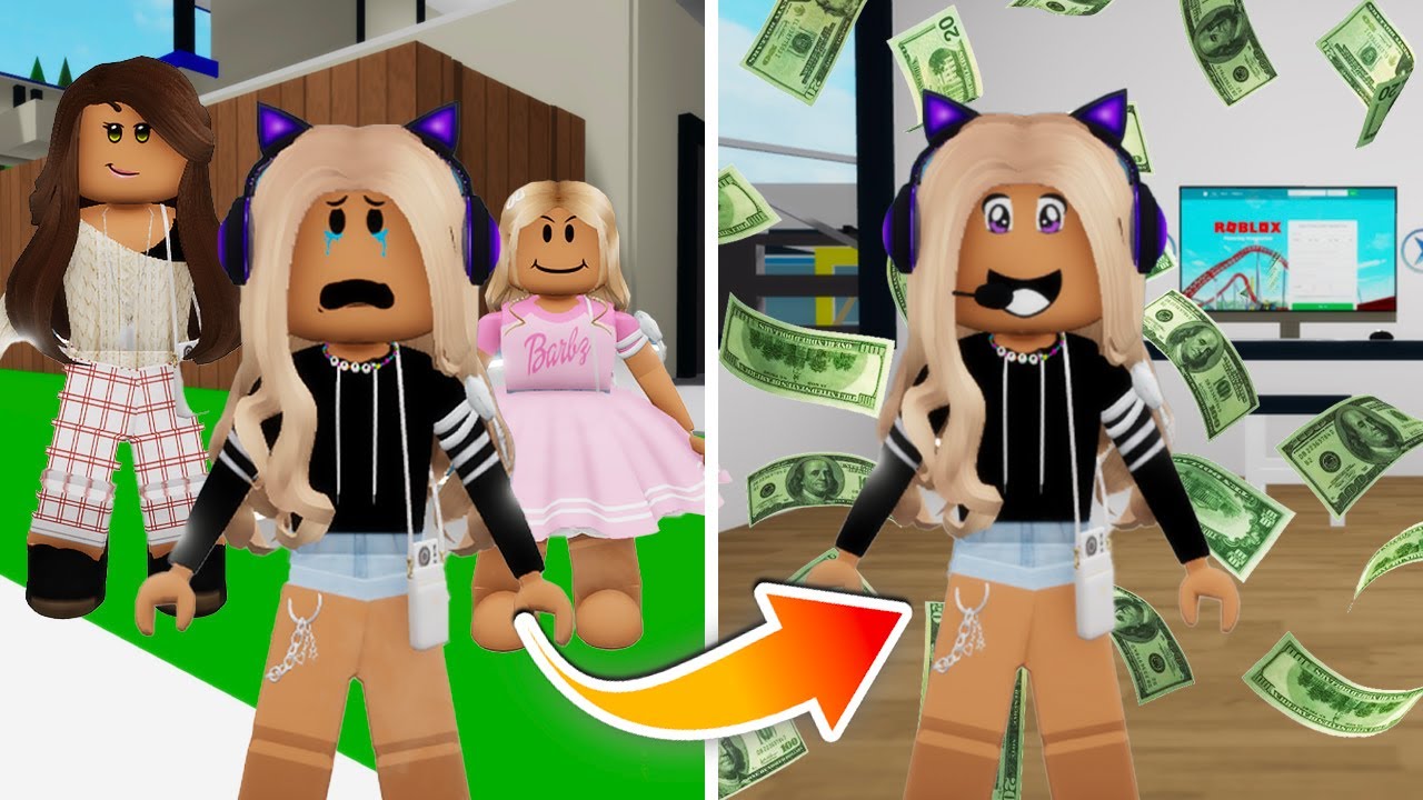 HATED CHILD BECAME A FAMOUS GAMER!! **BROOKHAVEN ROLEPLAY** | JKREW ...