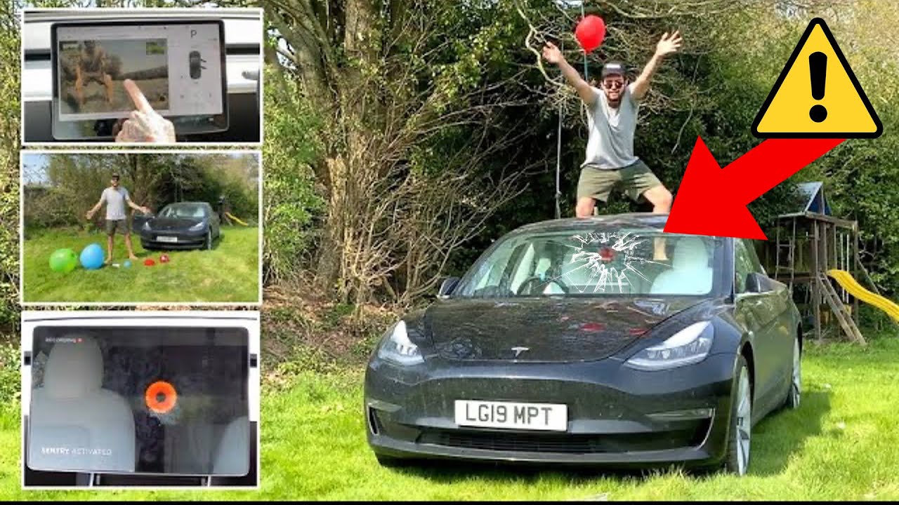 £60,000 Tesla Model 3 Ludicrous Sentry Mode Test! - YouTube
