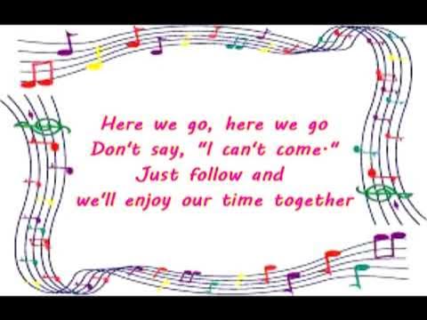 Here We go, karaoke, for kids - YouTube