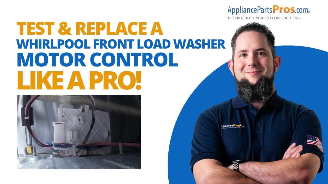 Whirlpool Front Load Washer Motor Control REPLACEMENT Made Easy! - YouTube