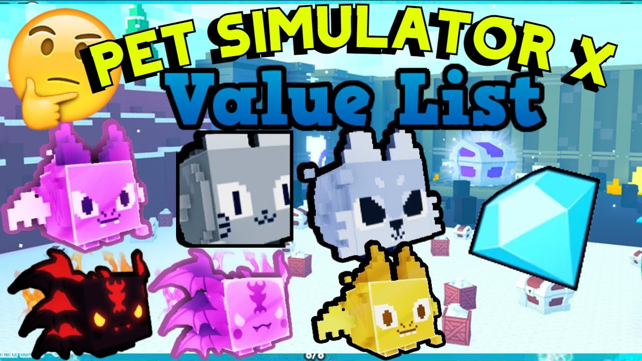 Pet Simulator X Value List Pixel Update 2022 *Latest* - YouTube