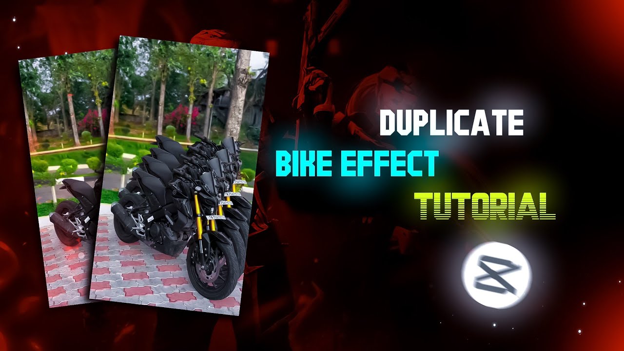 duplicate bike effect tutorial and cap cut - YouTube
