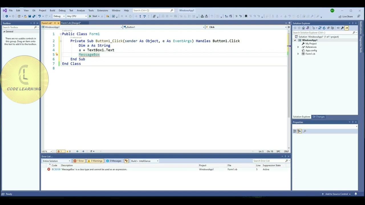 VB.NET | Panel | CodeLearning - YouTube