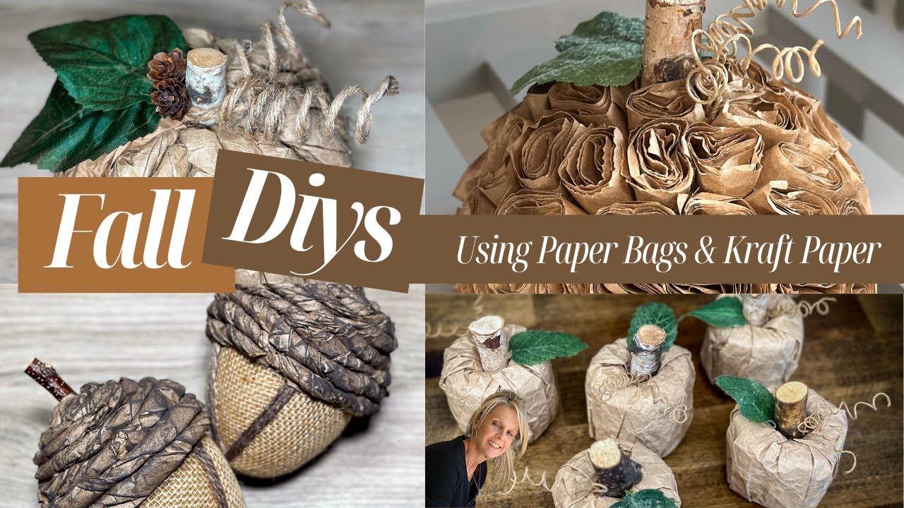 Amazing Paper Bag Fall Decor Diys - You Won't Belived How Beautiful ...