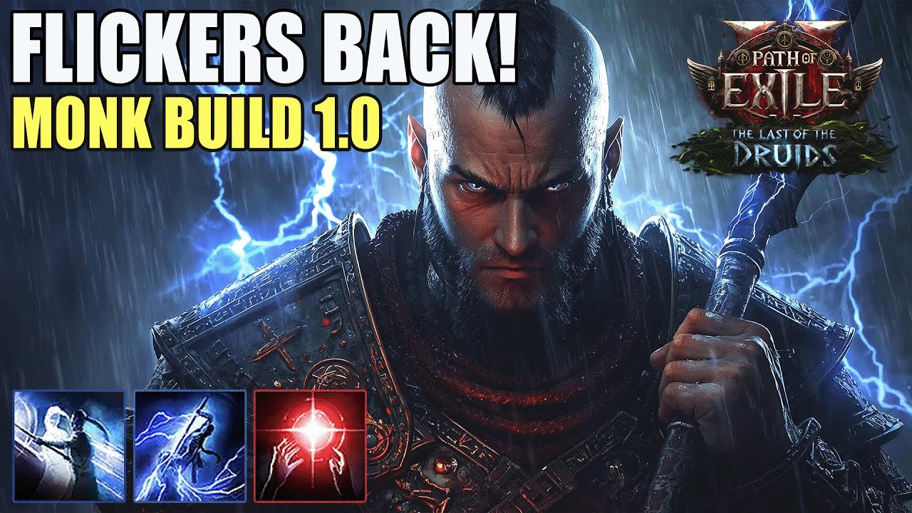 LOW BUDGET. BIG DAMAGE! | Monk Build 1.0 | PoE2 The Last Druid - YouTube