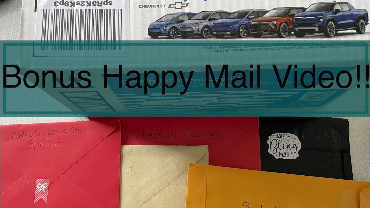 Bonus Happy Mail Video!!!! - YouTube
