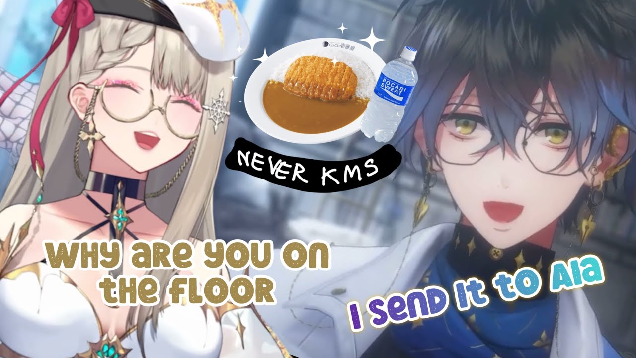 Ike sends Aia a “never kms” meme but Aia gets a surprise - YouTube