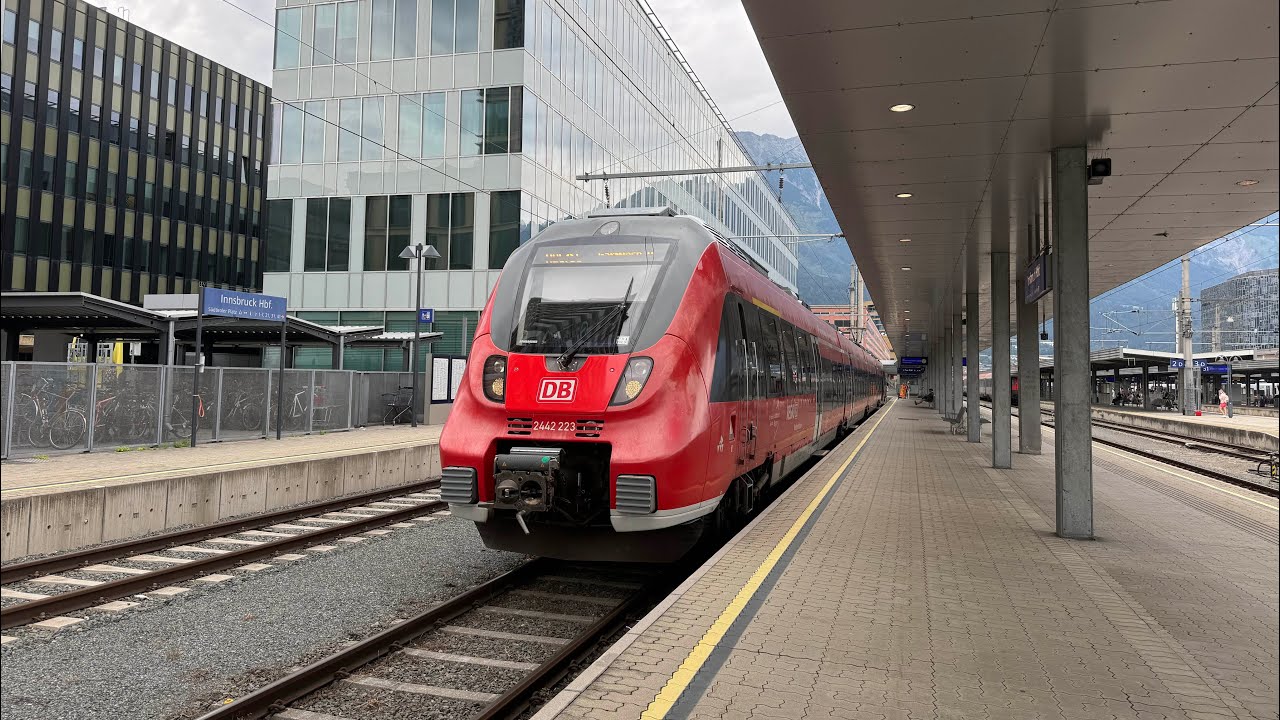 Abfahrt S-Bahn Tirol S6 Innsbruck Hbf - Garmisch-Partenkirchen in ...