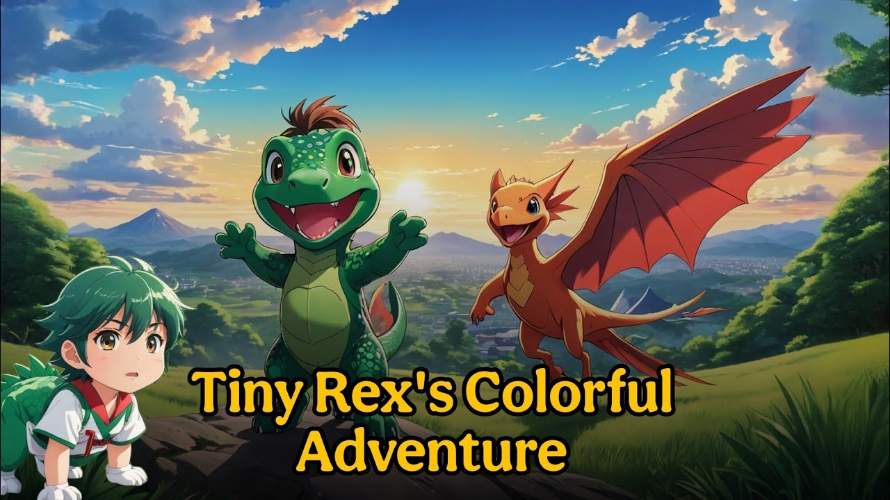 Tiny Rex's Colorful Adventure | Bed Time Story - YouTube
