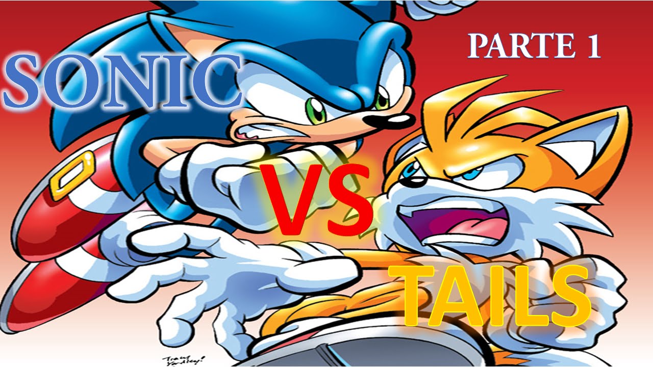 sonic vs tails parte 1 (comic en español) - YouTube