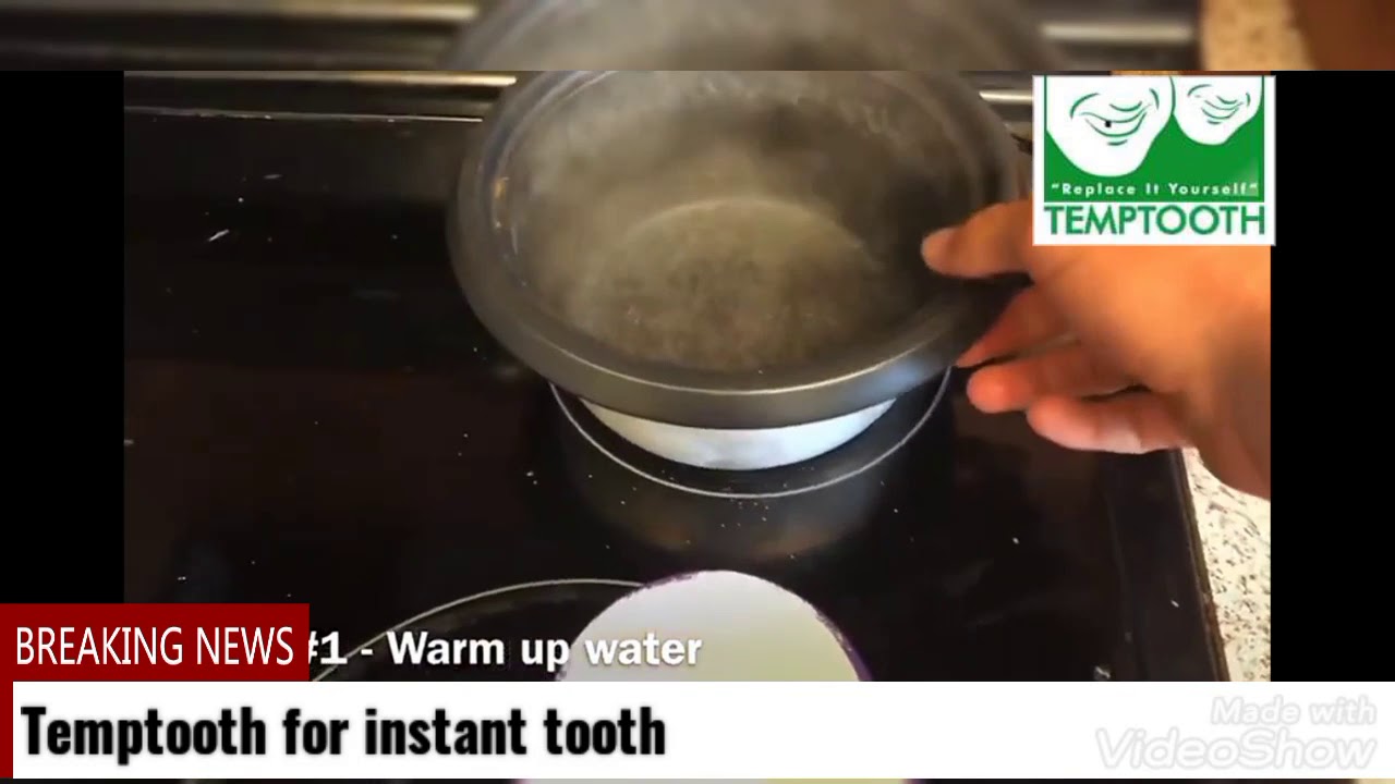 Temptooth for instant tooth - YouTube