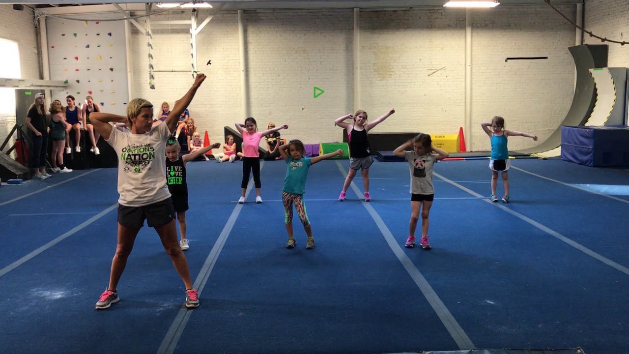 Mini All Star Tryout Dance - YouTube