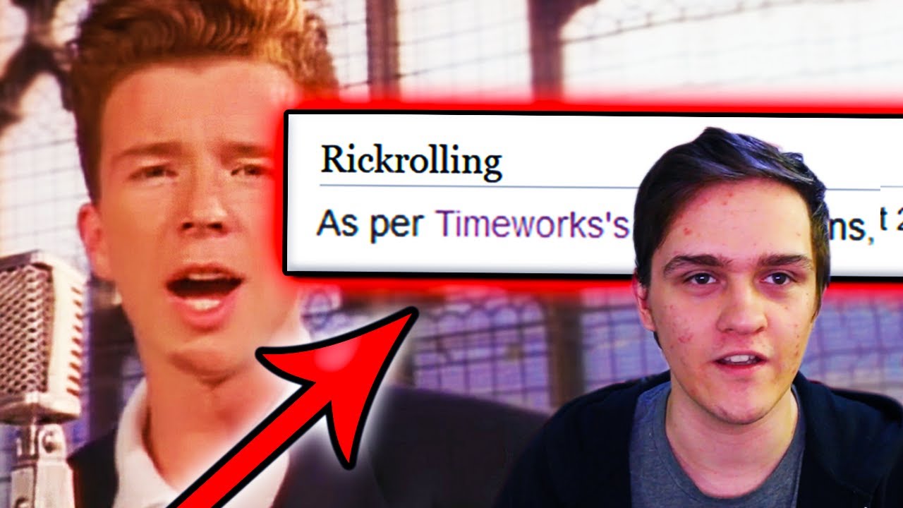 I Got On The Rick Rolling Wikipedia Page! (why?!?) - YouTube