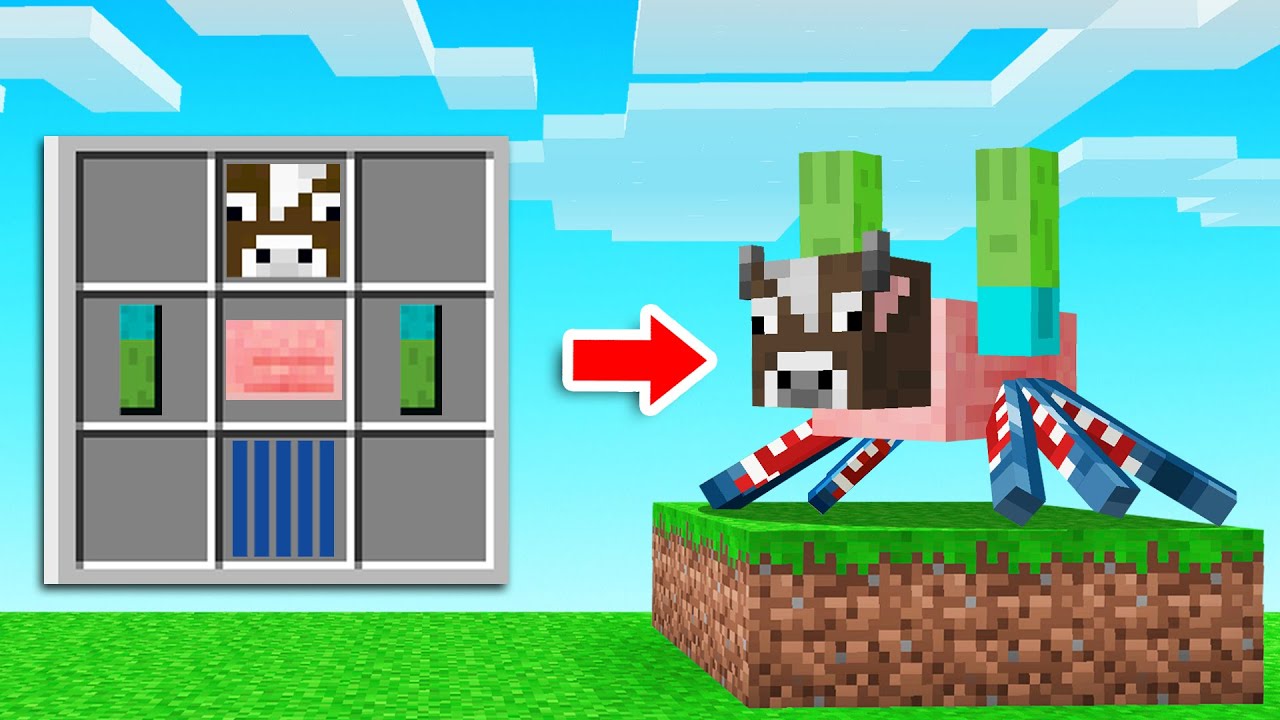 We Crafted CUSTOM MOBS In Minecraft! - YouTube