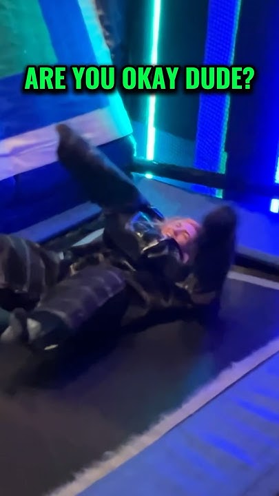 Adult Playground Velcro Jump Fail 😂 Youtube