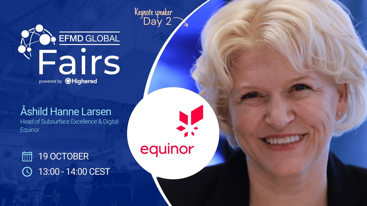 (Day 2) EFMD Global Fairs by Highered | Equinor - Åshild Hanne Larsen ...