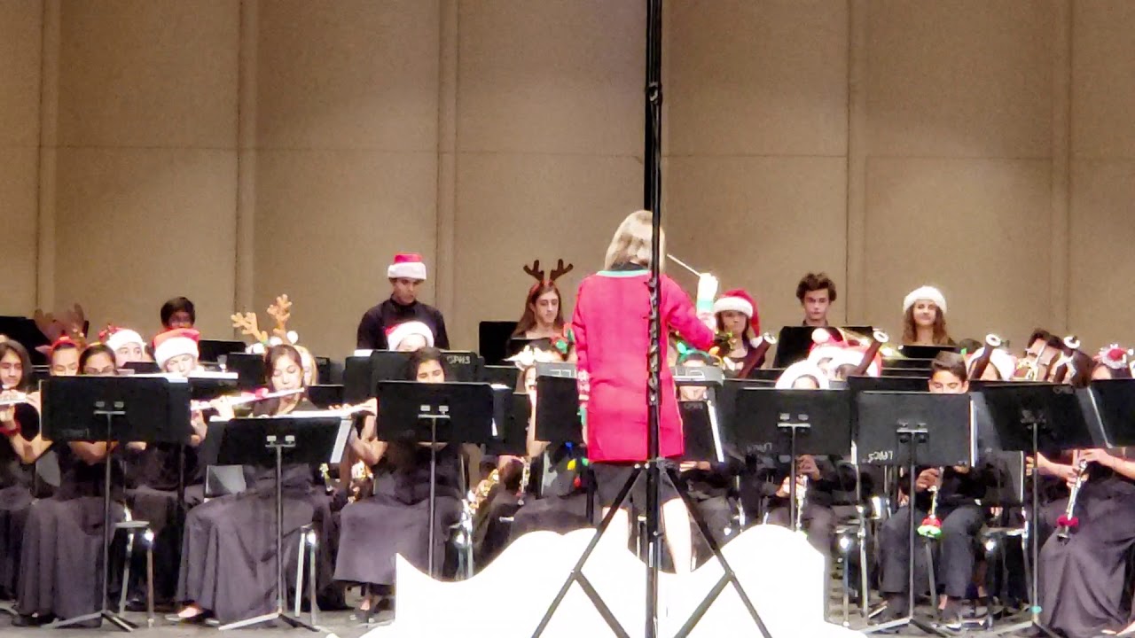 Four Points Middle School Wind Ensemble Christmas Concert Finale 2019 ...
