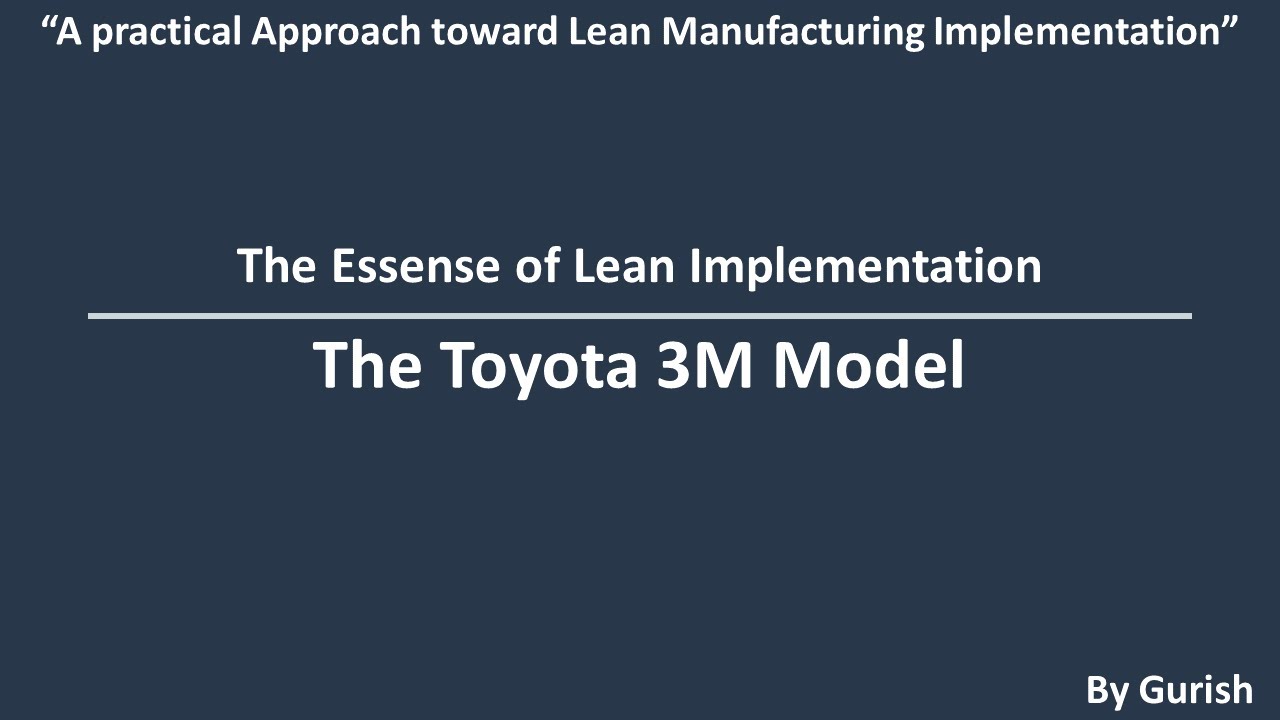 Part 02 -Essense of lean (3M क्या है) - A complete course on lean ...