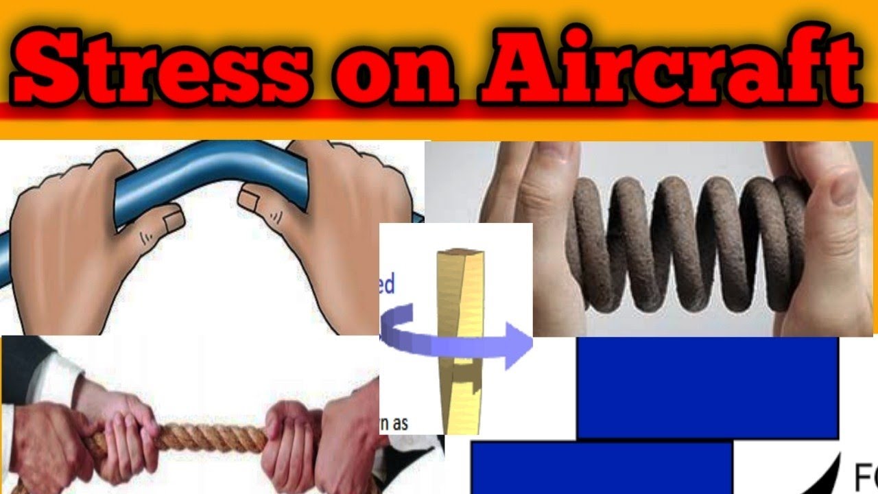Types of stress on Aircraft | Tension | Compression | Torsion | Shear ...