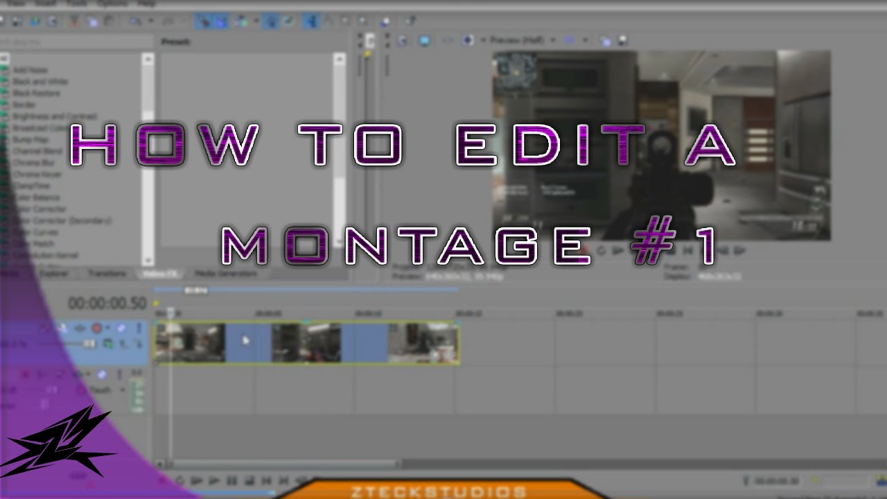 How to edit a montage #1 - YouTube