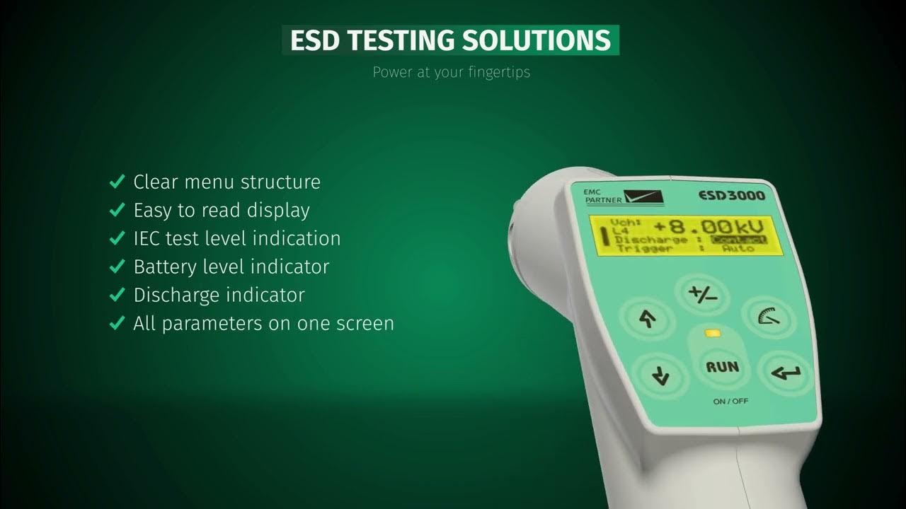 ESD3000 - HANDHELD ESD SIMULATOR WITH MODULAR DISCHARGE CIRCUITS UP TO ...