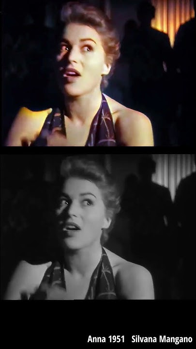 Anna 1951 Silvana Mangano El Negro Zumbon "原爆女優" Colorization 1/2 - YouTube