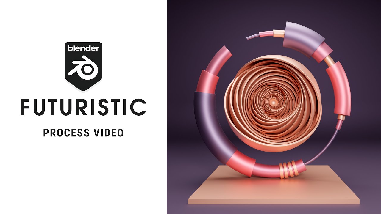 Futuristic Design in Blender | Tutorial - YouTube