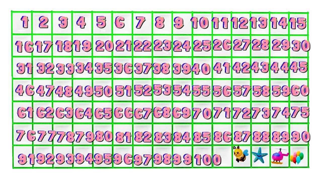 Number blocks Step Squad 1 to 10 vs 100 colorful blocks numbers - YouTube