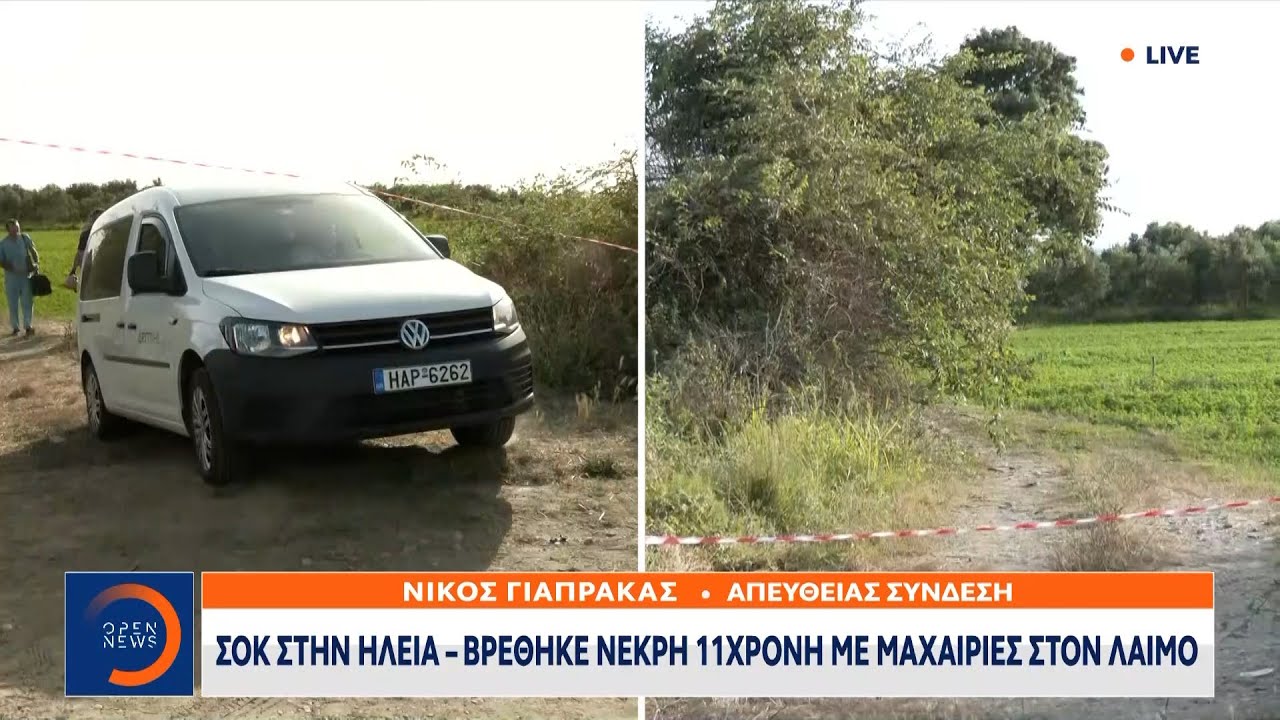 Σοκ στην Ηλεία: Βρέθηκε νεκρή 11χρονη με μαχαιριές στον λαιμό ...