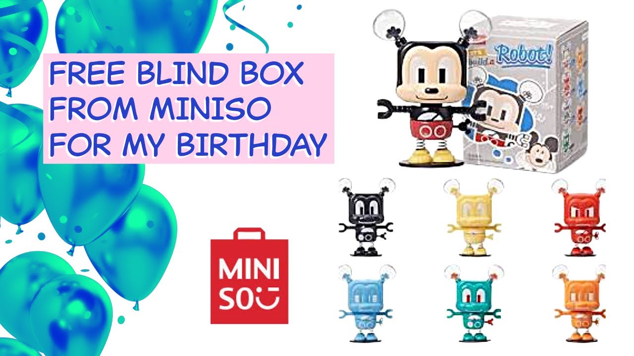 Brand New Unboxing! Miniso Disney Mickey Mouse Lets Build A Robot # ...