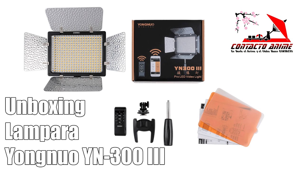 Unboxing Lampara Yongnuo YN-300 III - YouTube