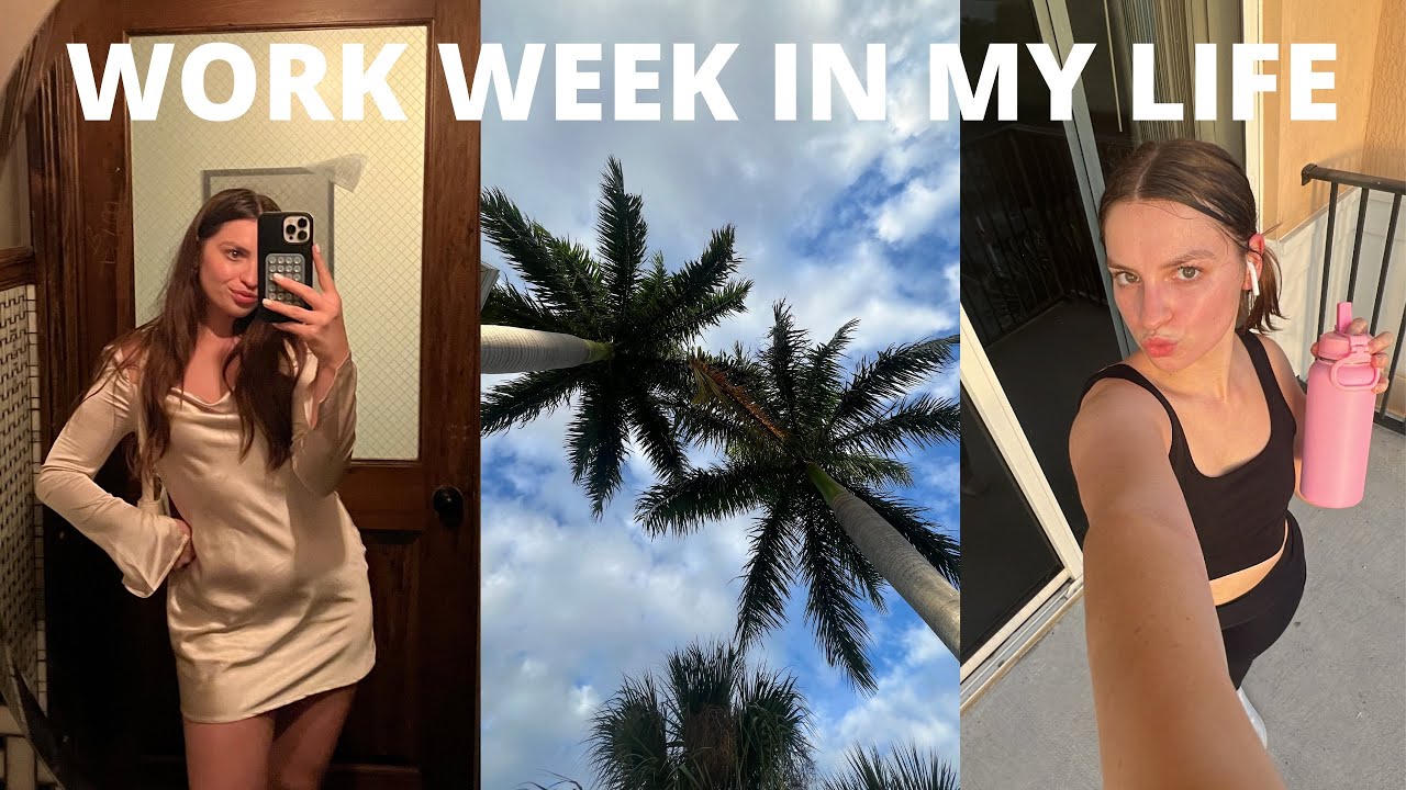 REALISTIC WORK WEEK IN MY LIFE: accomplishing goals, running, staff party, finding work life ...