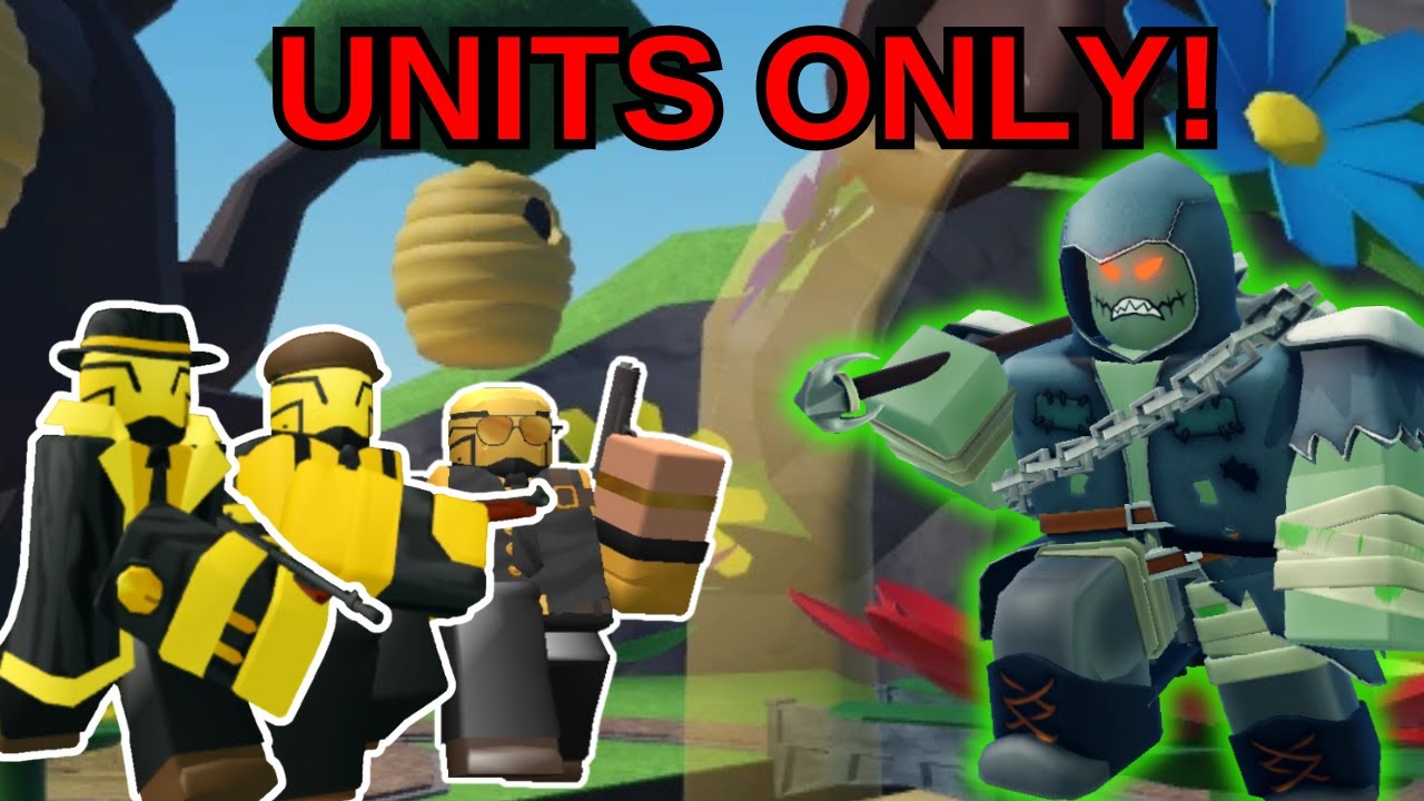 CROOK BOSS UNITS ONLY VS EASY! | Tower Defense Simulator - YouTube