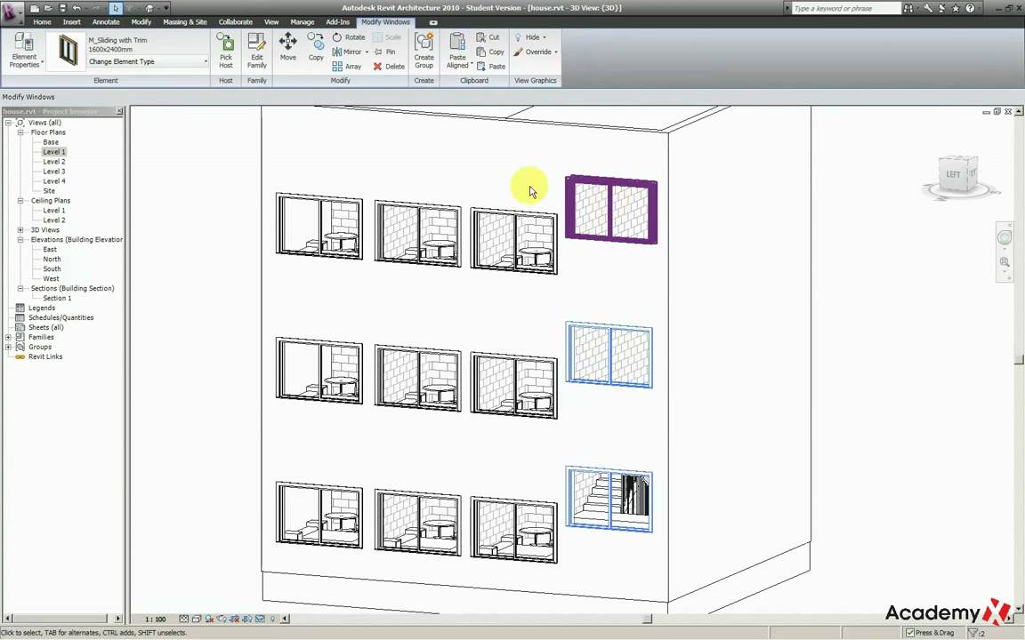 Revit 2010 Lesson 03 02 - YouTube