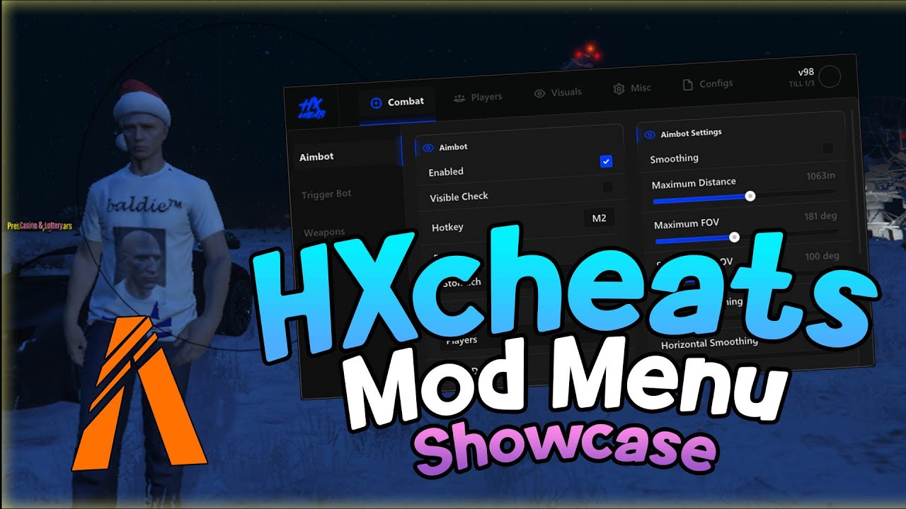 HXcheats - FiveM Mod Menu Showcase │Aimbot/Triggerbot/Esp/More - YouTube