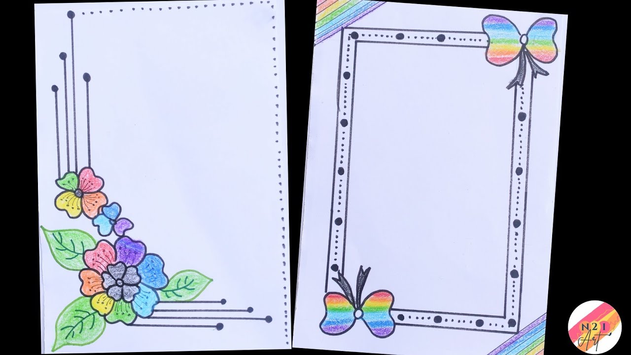 2Easy Project Border Design | Project Design | Front page design ...