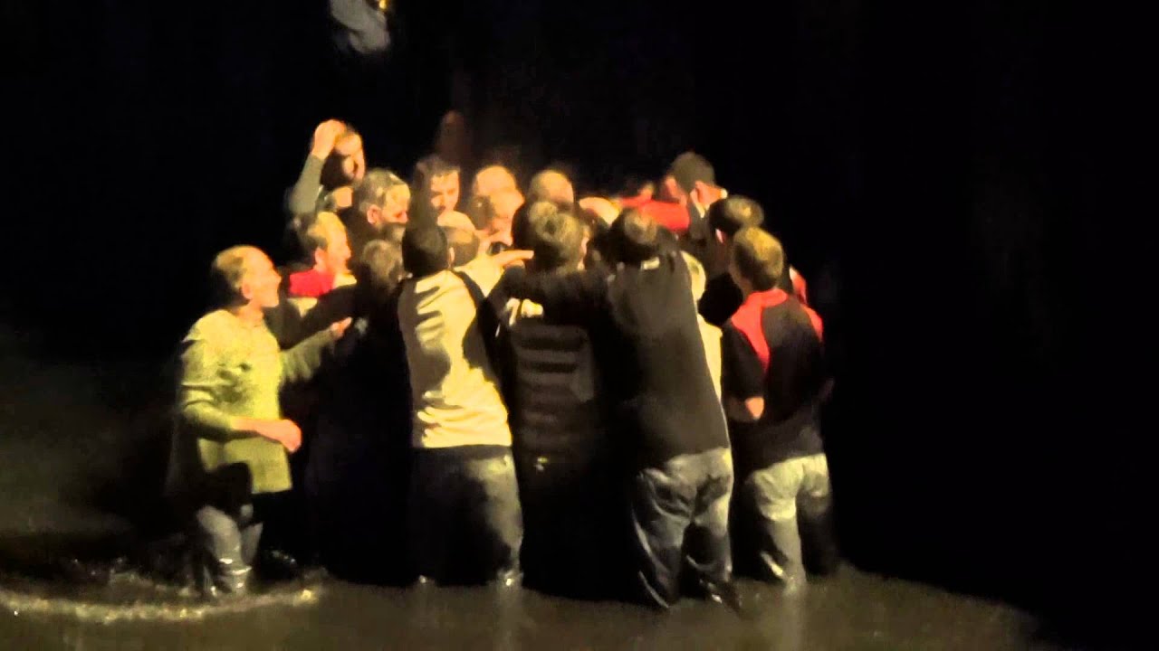 Kirkwall Ba' Game New Year's Day 2014 - Doonies in the Water - YouTube