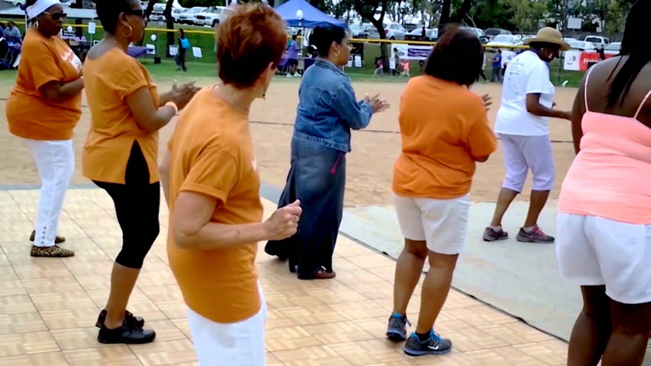 Let's Line Dance - Performing at Relay for Life 2015 - YouTube
