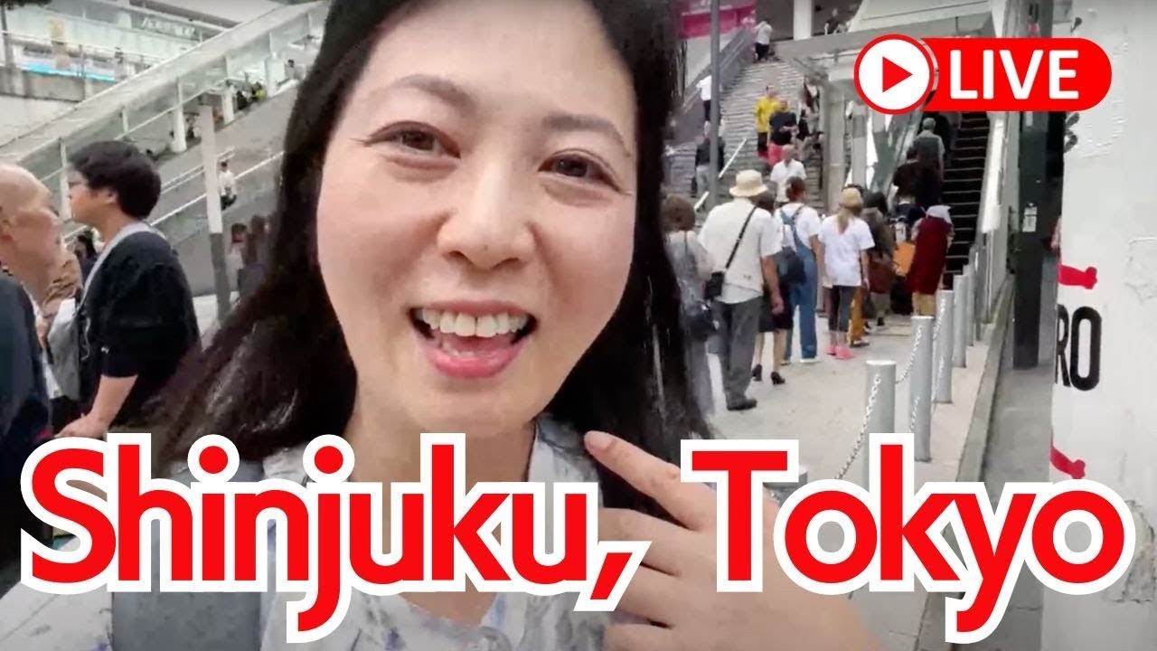 Walking Live & Chat in Shinjuku, Tokyo🚶Vlog live Japan - YouTube