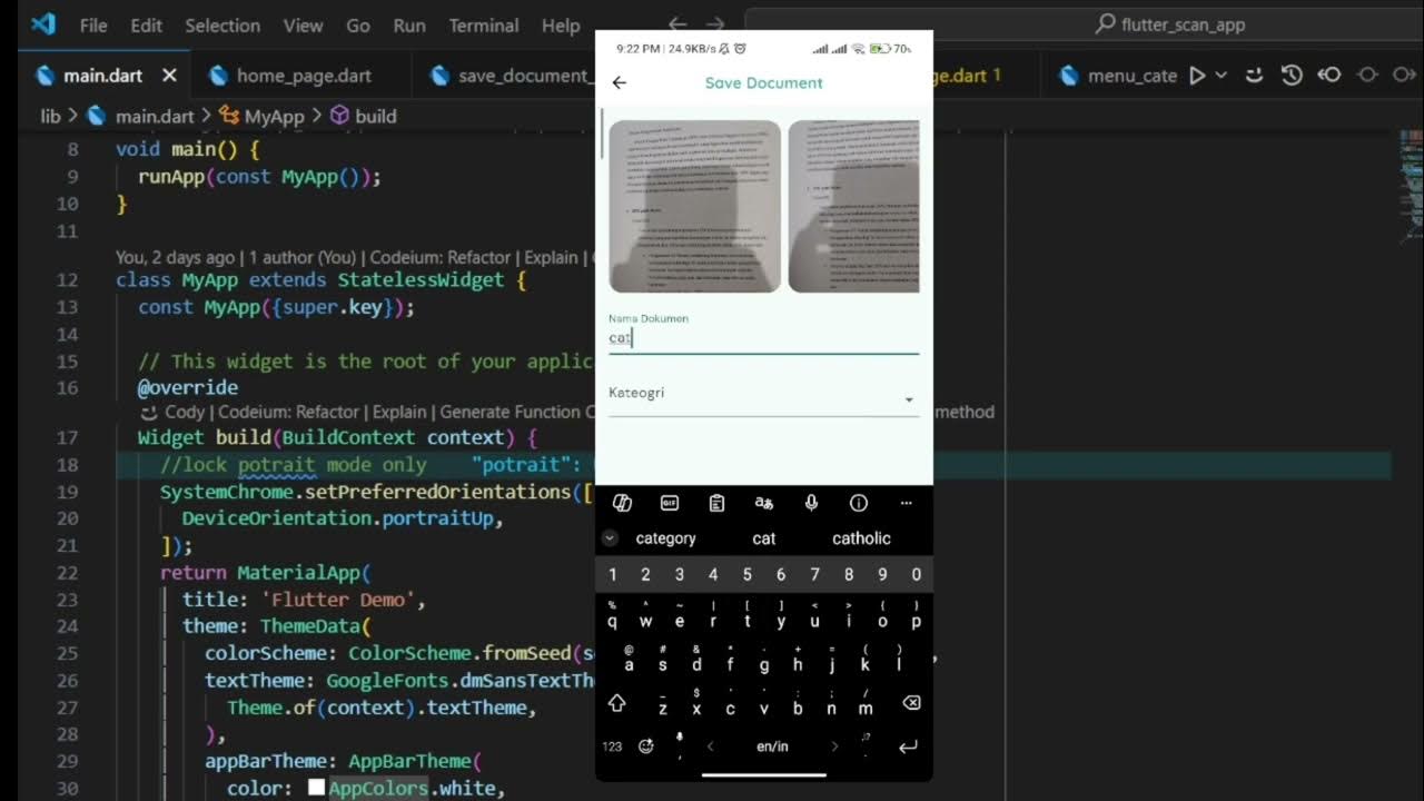 Flutter scanner app with Google mlkit document scanner - YouTube