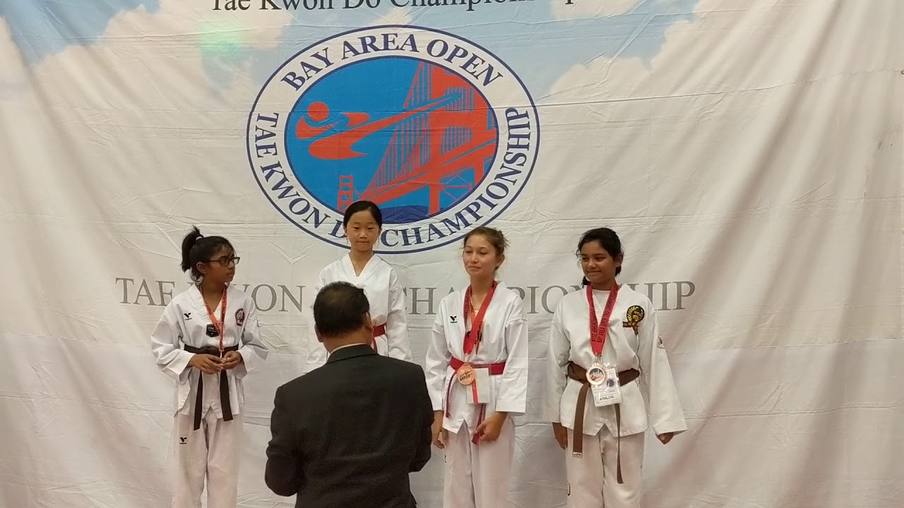 Hannah Bayarea Taekwondo prize - YouTube