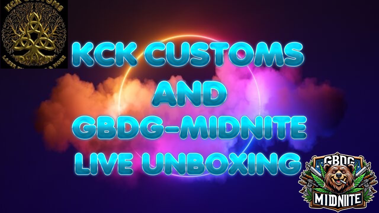 A KCK CUSTOMS X GBDG-MIDNITE COLLAB LIVE UNBOXING - YouTube