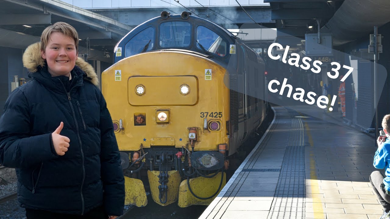 The RHTT season begins - 37425 + 716 mainline chase - YouTube