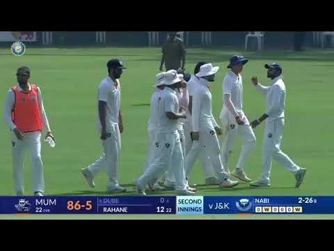 Day 2 _ Mumbai Vs Jammu Kashmir Ranji Trophy Match _ Full Highlights of Day 2 _ Ranji Trophy 🏆 ...