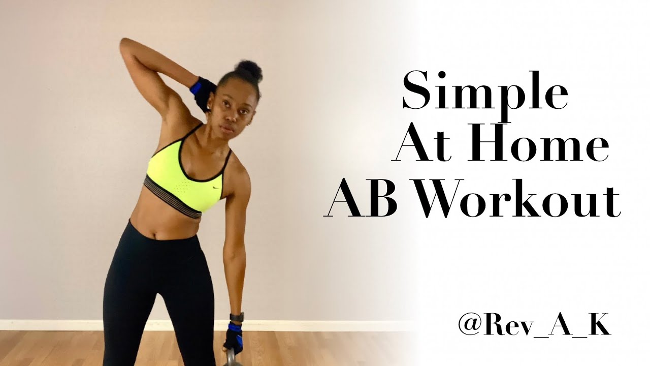 Simple at Home AB Workout - YouTube