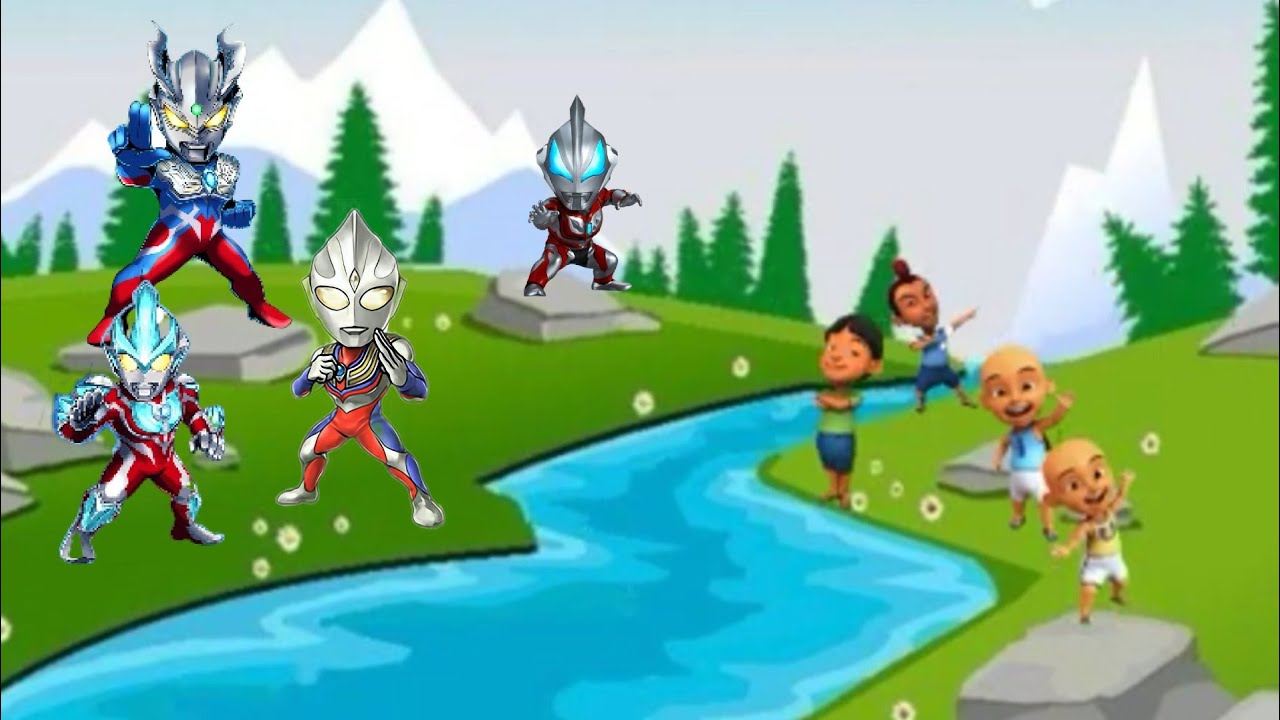 upin ipin,mail,jarjit,ultraman ginga, ultraman zero, ultraman tiga ...